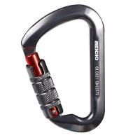 China 30KN D-Shape Aviation Aluminum Carabiner for Quickdraws and Versatile Climbing Uses for sale