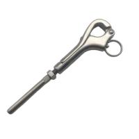 China Heavy Industry Upgrade Stainless Steel AISI316 Quick Release Pelican Hook with Swage End for sale
