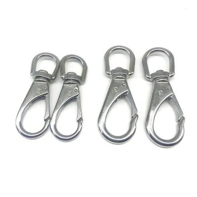 China Stainless Steel Polished Swivel Snap Hook for Mining and Healthcare Applications for sale