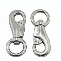 China Heavy Industry Stainless Steel Bull Eye Swivel Single Snap Hook Marine Grade for sale