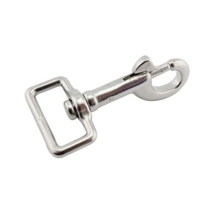 China Polished Square Swivel Eye Bolt Snap Hook For Distribution Rigging Hardware for sale