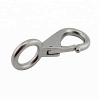 China Stainless Steel 316 Mini Rigid Swivel Eye Snap Hook For Marine Quick Linking Requirements for sale