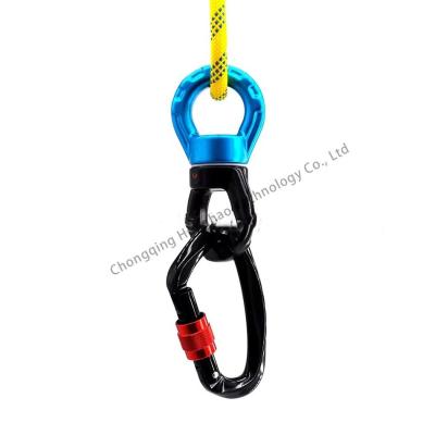 China Outdoor Climbing Swivel Connector with Altitude Rotating Hook and Galvanized Finish for sale