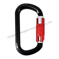 China 25KN O Shape Auto Lock Carabiner Essential Hardware for Outdoor Climbing Enthusiasts for sale