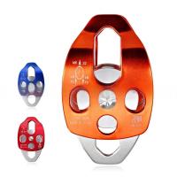 China Galvanized 7075 Aluminum Portable Pulley System for High Altitude Transport and Climbing for sale