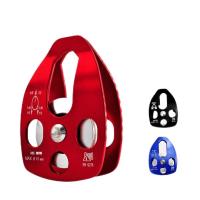 China Versatile Climbing and Descending Hardware 7075 Rescue Pulley Aluminum Bearing System for sale