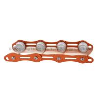 China FourSlot Chain Rope Protector Durable Aluminium Alloy for Outdoor Rescue Climbing Gear for sale
