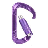 China Galvanized Finish TripleLock D Shape Climbing Gear for Safe and Confident Descending for sale