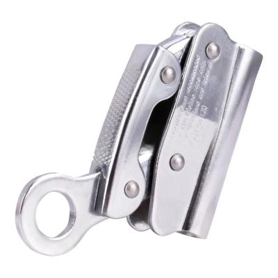 China Outdoor Protection Gear Aluminium Alloy High Altitude Safety Rope Self-Locking Device for sale