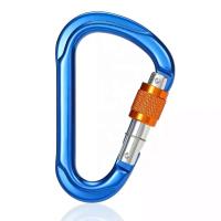 China Electrolytic Treatment Finish Heavy Industry Aluminum Carabiner Hook Custom Clip for sale