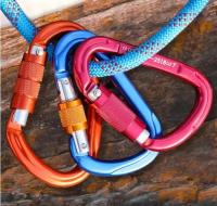 China Electrolytic Treatment Finish Heavy Industry Aluminum Carabiner Hook Custom Clip for sale