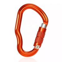 China Electrolytic Treatment Finish Heavy Industry Aluminum Carabiner Hook Custom Clip for sale