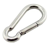 China Polished Finish Aluminum Spring Buckle for Heavy Industry Climbing Equipment Kit for sale
