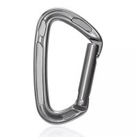 China OEM Heavy Duty 23KN Snap Hook D Shape 7075 Aluminum Carabiner Clip for Climbing for sale