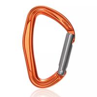 China OEM Heavy Duty 23KN Snap Hook D Shape 7075 Aluminum Carabiner Clip for Climbing for sale