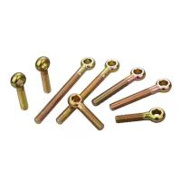 China Galvanized Finish M5 M8 M10 DIN444 Carbon Steel Cold Forging Eye Swivel Lifting Eyebolt Fish Eye Bolt for sale