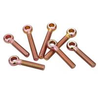 China Yellow Plated Galvanized Carbon Steel DIN444 Eye Bolt For Heavy Duty Applications for sale