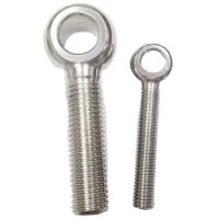 China Plain Finish Stainless Steel DIN 444 Fish Eye Lifting Screw For Construction Lifting for sale