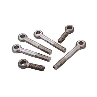 China Custom Rigging Hardware Plain Finish Stainless Steel Eye Bolt Screw For Industrial Machinery for sale