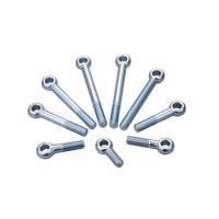 China ZINC Finish Carbon Steel DIN444 Eye Bolt with Custom Size and Stainless Steel Ring for sale