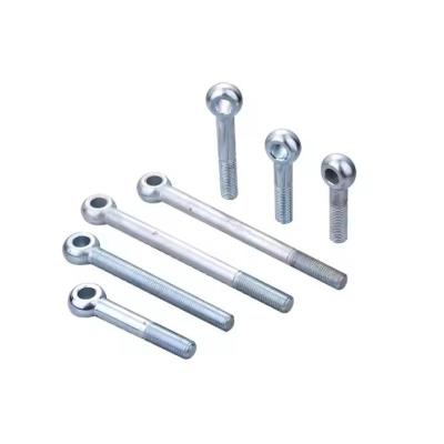 China ZINC Finish Galvanized Carbon Steel DIN444 Ring Eye Bolts For Secure Fastening for sale