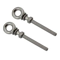 China High Strength Lifting Eye Bolts And Nuts With Polished Finish In 316 Stainless Steel for sale
