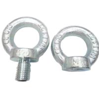 China ZINC Finish Eye Bolt Eye Screw M6-M36 Carbon Steel Lifting Ring with Galvanized DIN580 for sale