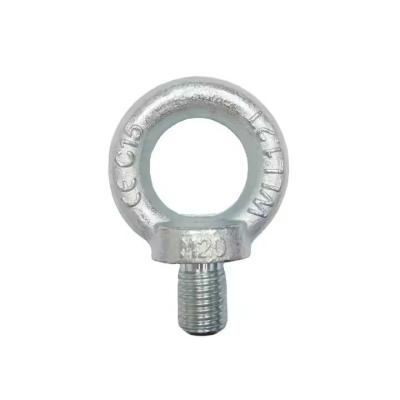 China ZINC Finish High Tensile Carbon Steel Shoulder Eye Bolt DIN 580 Galvanized Heavy Duty for sale