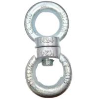 China ZINC Finish Heavy Duty Ring Type Oval Threaded Lifting Eye Nut DIN 582 for Carbon Steel for sale