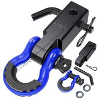 China Outdoor Adventures ZINC Finish Bow Shackle for Marine Rigging and Lifting Equipment for sale