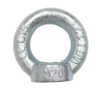 China Loading Rigging Lifting Ring Carbon Steel Galvanized Eye Nut DIN 582 with ZINC Finish for sale
