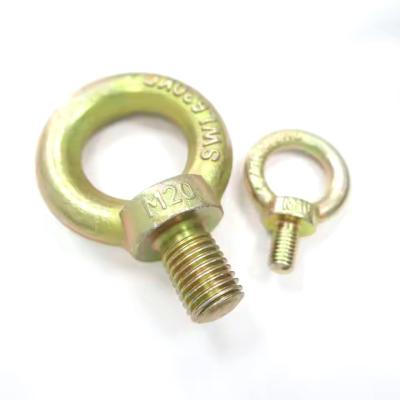 China Zinc Plated Lifting Swivel Drop Forged JIS 1168 Eye Bolt for Construction Machinery for sale