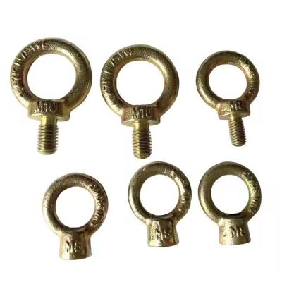 China Heavy-Duty ZINC Finish Drop Forged Carbon Steel Galvanized JIS 1168 Lifting Eye Bolt for sale