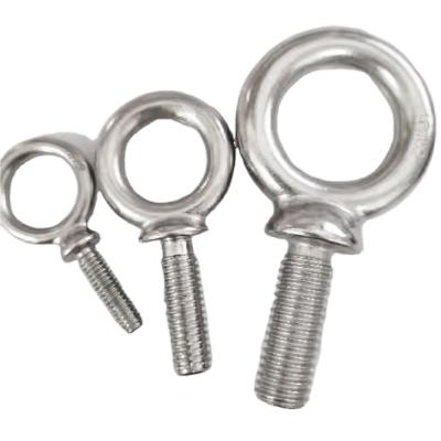 China Plain Finish Stainless Steel Eye Bolt G279 Ring Bolt for Industrial Applications for sale