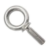 China Plain Finish Eye Bolt Stainless Steel 304/316 for Heavy-Duty and Long-Lasting Rigging for sale