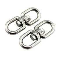 China Other Stainless Steel Rigging Hardware Double Eye Hook Swivel Shackle for sale