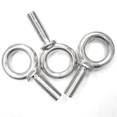 China Plain Finish Stainless Steel 316 Shoulder Eye Bolt for Marine Grade Machinery Equipment for sale