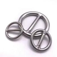 China Polished Stainless Steel 304/316 Welded O Ring Round Ring Cross Bar O Ring for Marine for sale