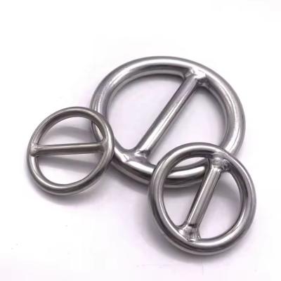 China Polished Stainless Steel 304/316 Welded O Ring Round Ring Cross Bar O Ring for Marine for sale