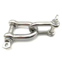 China Marine Grade European Type Polished Stainless Steel 304/316 Screw Pin D Shackles for sale