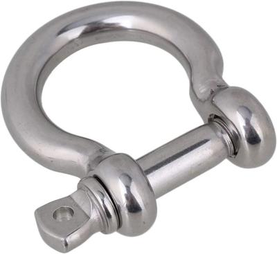 China 304/316 Stainless Steel Bow Shackle Rigging Hardware with Precision Casting Technology for sale