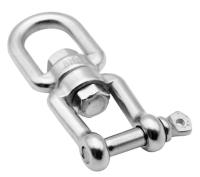 China Snap Shackle Stainless Steel 316 Jaw Eye Swivel Shackle for Rigging Hardware in Stardand for sale