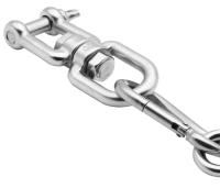 China Snap Shackle Stainless Steel 316 Jaw Eye Swivel Shackle for Rigging Hardware in Stardand for sale