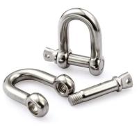 China Boat Sailing Safety Marine Stainless Steel Shackle Pin Dee Bolt with Polished Finish for sale
