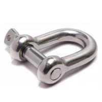 China High Strength Stainless Steel Hot Forged D Shackle M4-M22 Perfect for General Industry for sale