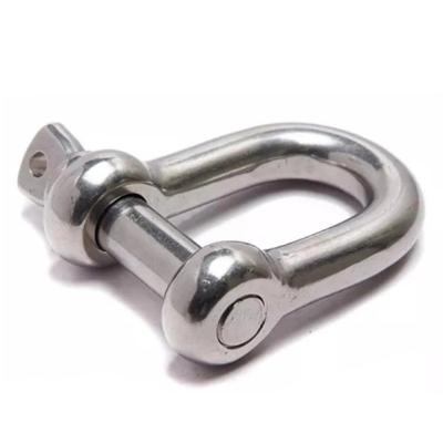 China High Strength Stainless Steel Hot Forged D Shackle M4-M22 Perfect for General Industry for sale