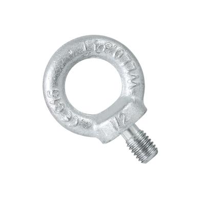 China Galvanized Threaded Fastener Eye Bolt For JIS Standard Lifting And Rigging Operation for sale
