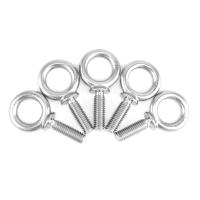 China Plain Finish Stainless Steel 304 Eye Bolt For Ringing High Functionality for sale