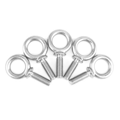 China Plain Finish Stainless Steel 304 Eye Bolt For Ringing High Functionality for sale