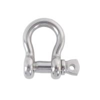 China Rigging Lifting Stainless Steel D Shackle with Screw Pin Polished and Durable for sale